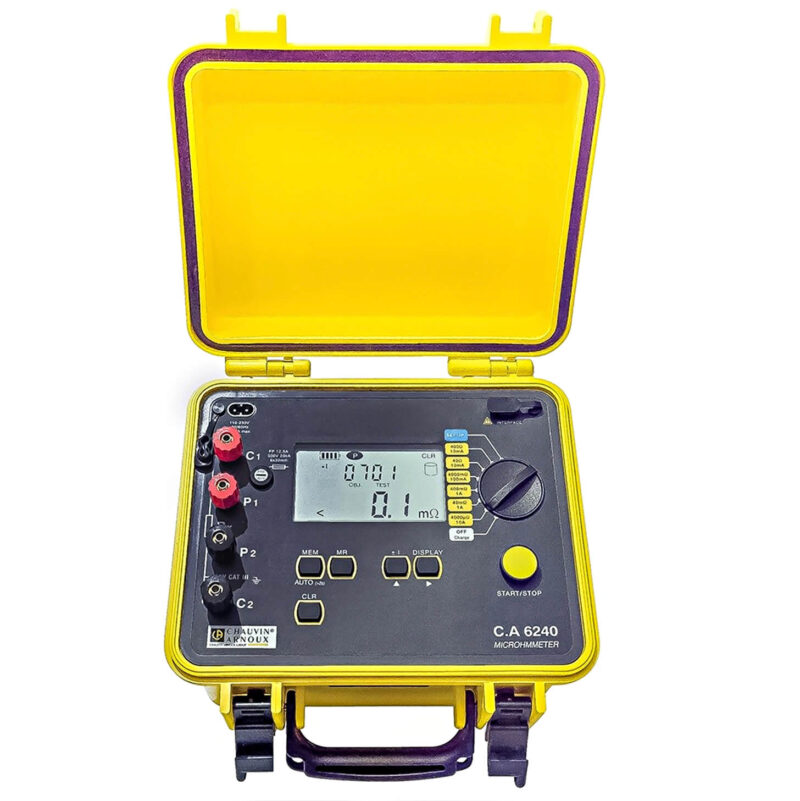 Chauvin Arnoux CA 6240 Micro Ohmmeter | Low Resistance